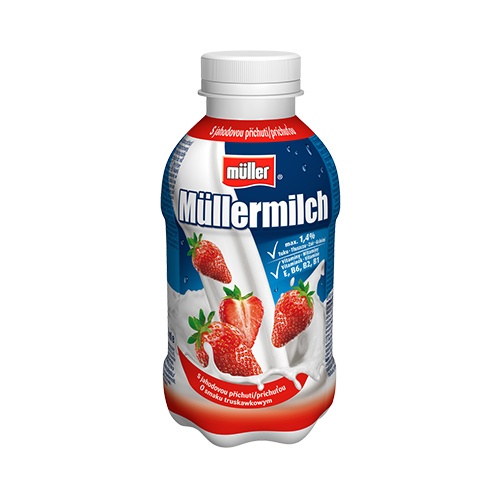 Bulk buy Mullermilk Strawberry Milk Drink 400g /376ml Muller at ...